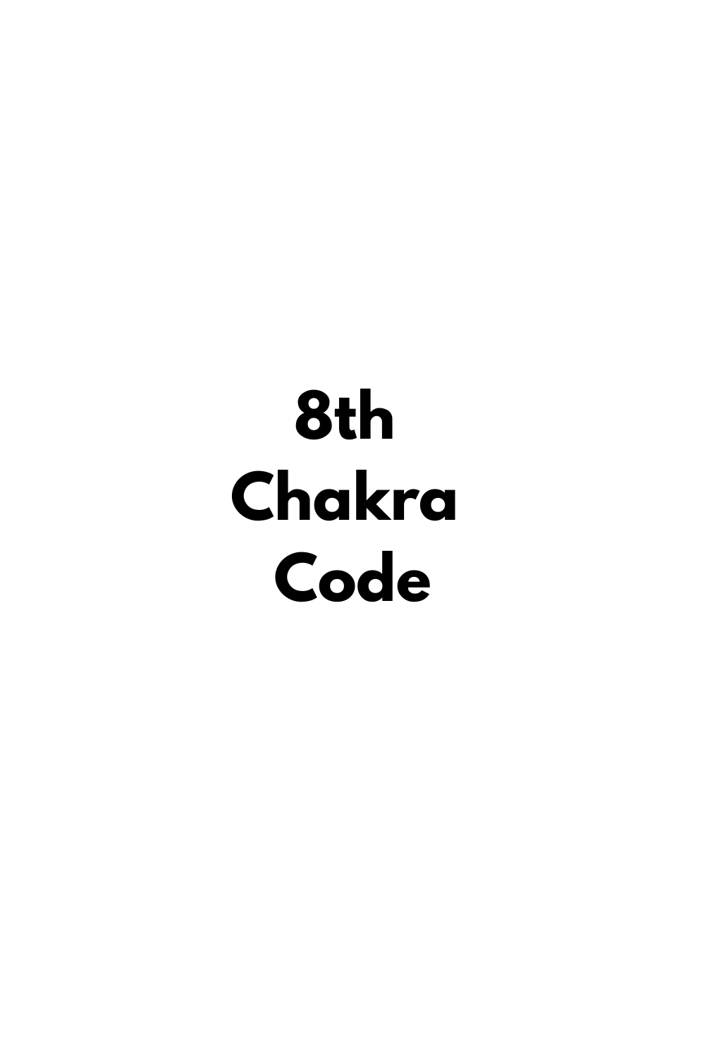 8th Chakra Code – Meg Is Mindful